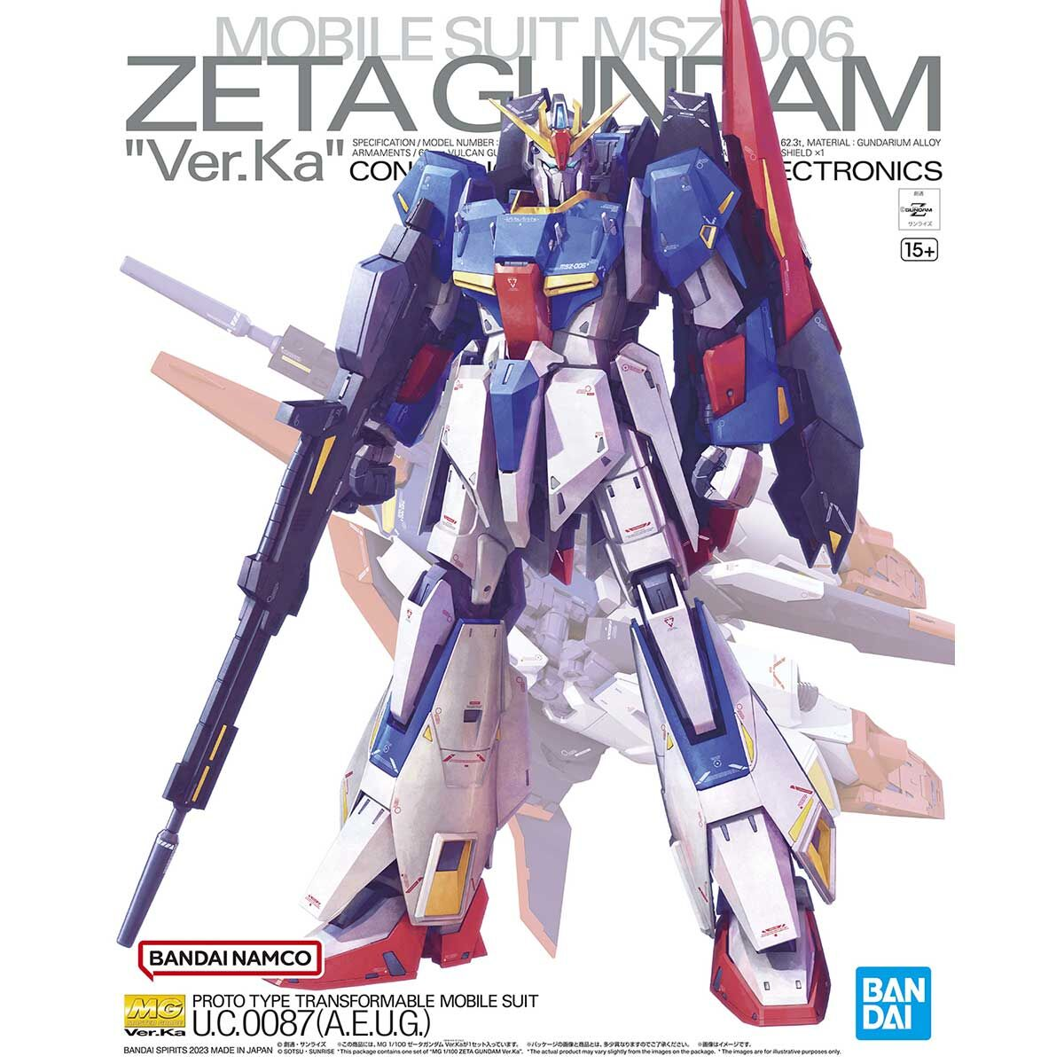 Kit review: MG 1/100 Zeta Gundam Ver.Ka - Mecha Alliance